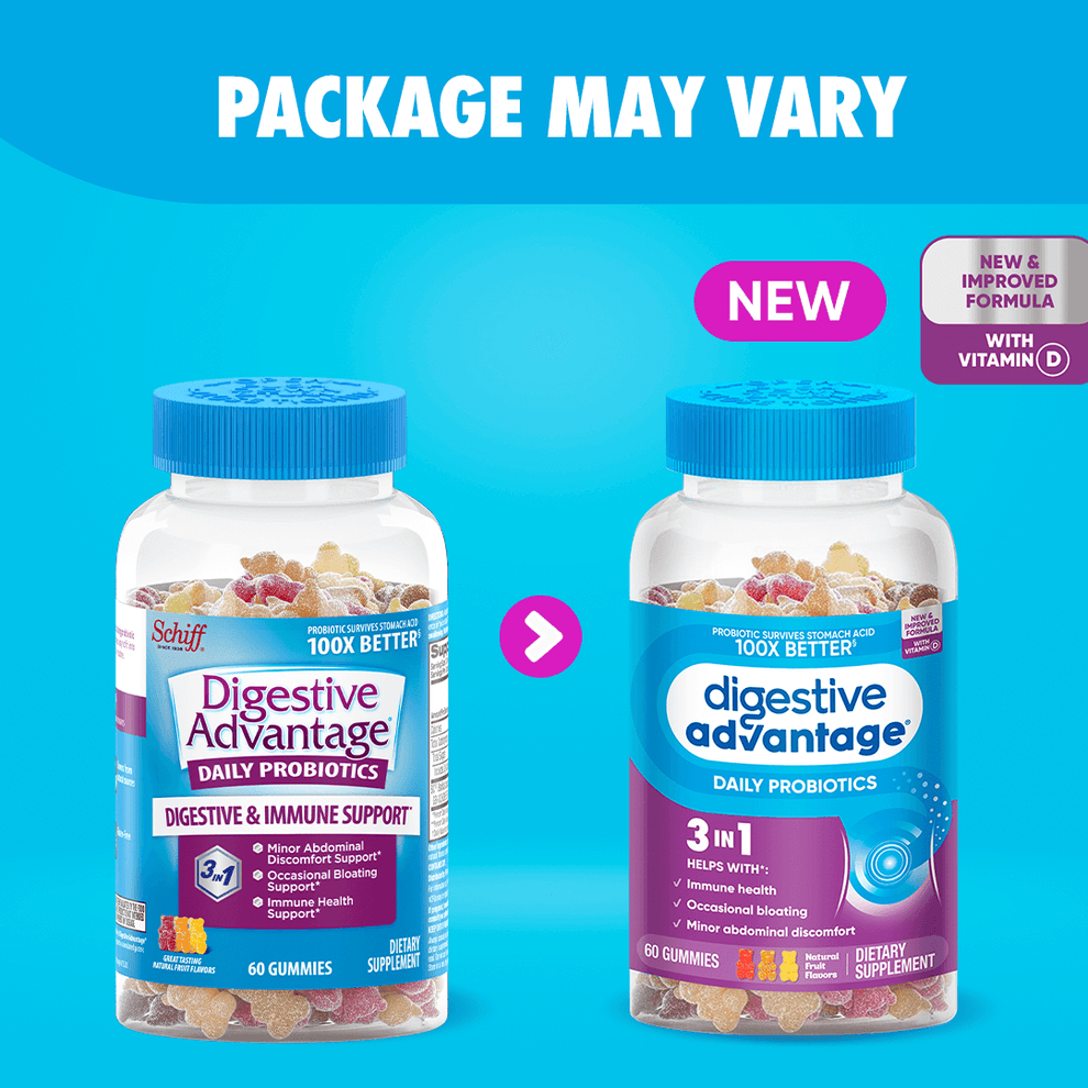 Digestive Advantage Probiotic Gummies | Schiff Vitamins