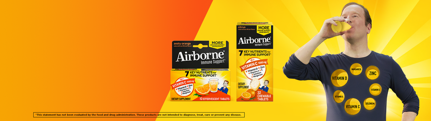 Airborne Immune Support Supplements | Schiff Vitamins