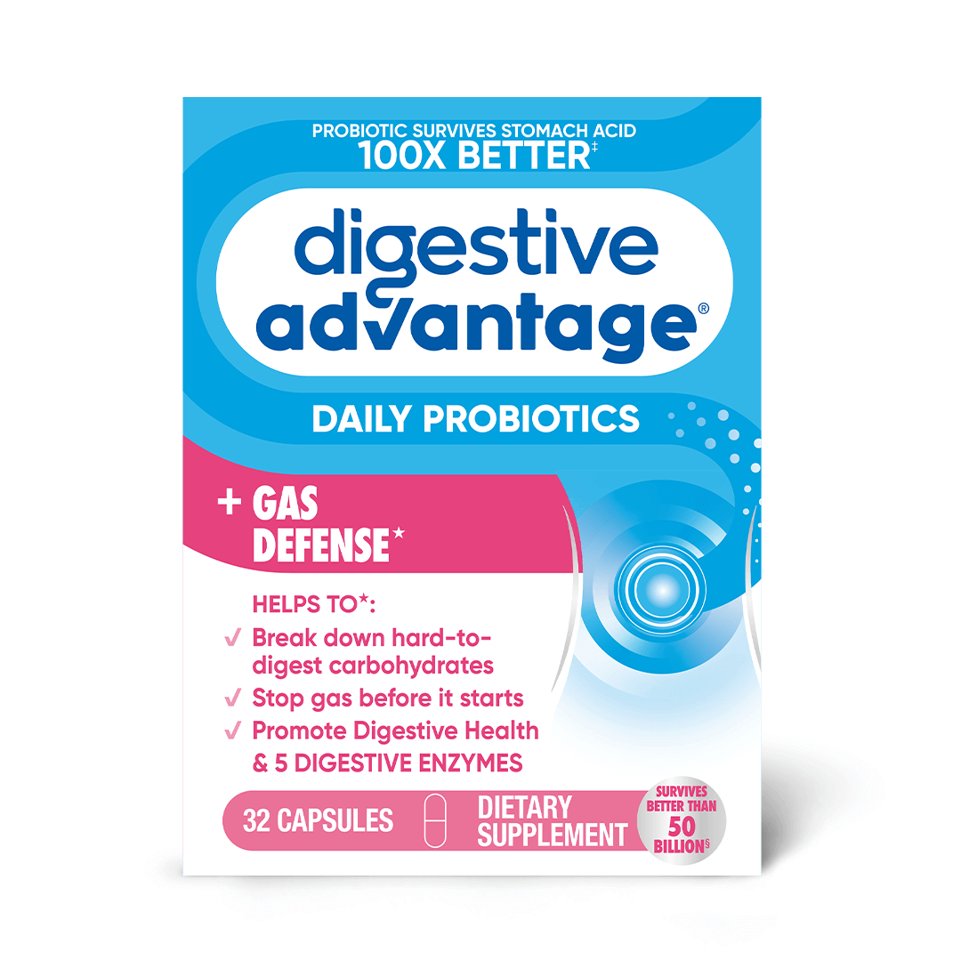 Digestive Advantage Daily Probiotics + Gas Denfense – Schiff Vitamins