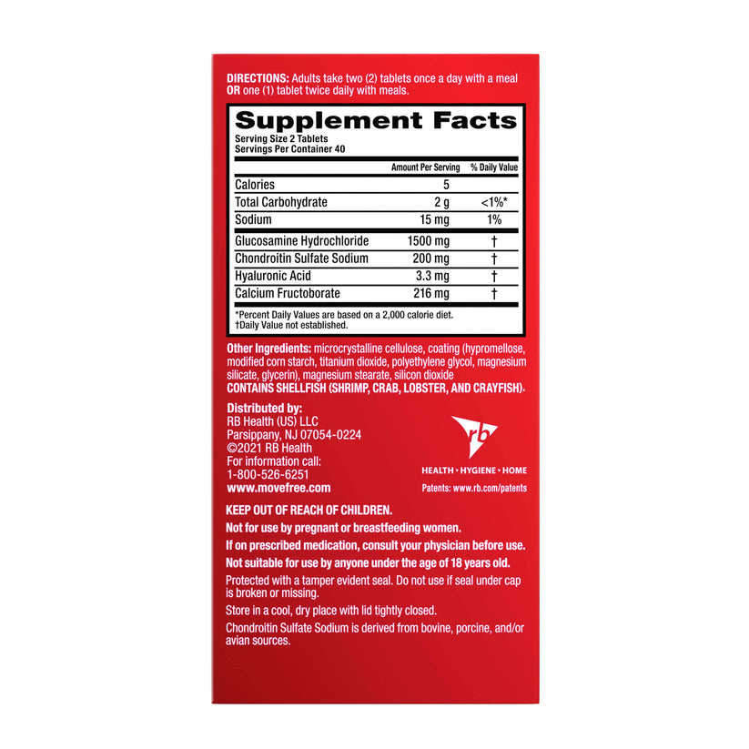 Move-Free Advanced supplements | Glucosamine – Schiff Vitamins