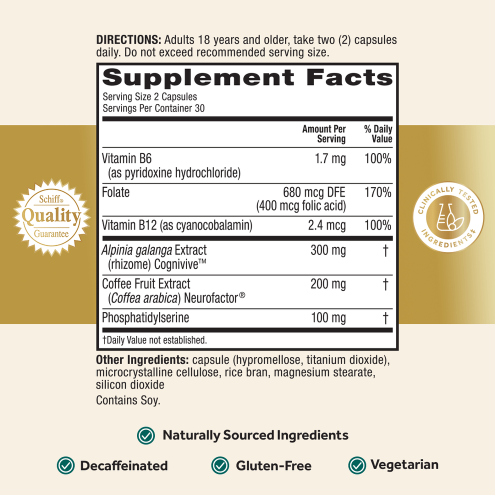 NEURIVA® Ultra - Capsules 12/60 ct – Schiff Vitamins