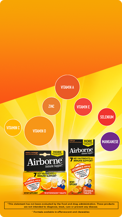 Airborne Immune Support Supplements | Schiff Vitamins