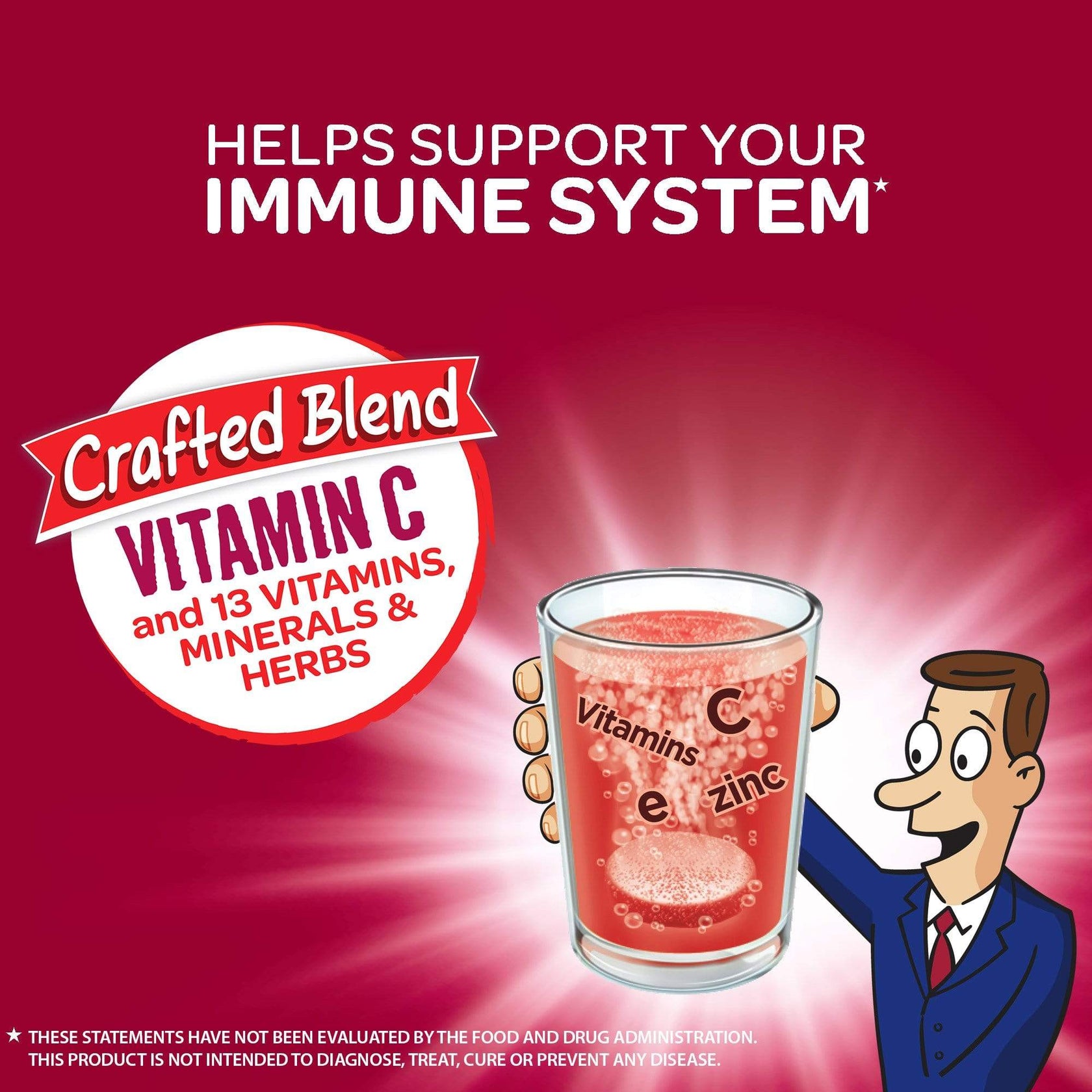 Airborne Vitamin C Very Berry Immune Support Effervescent | Schiff Vitamins