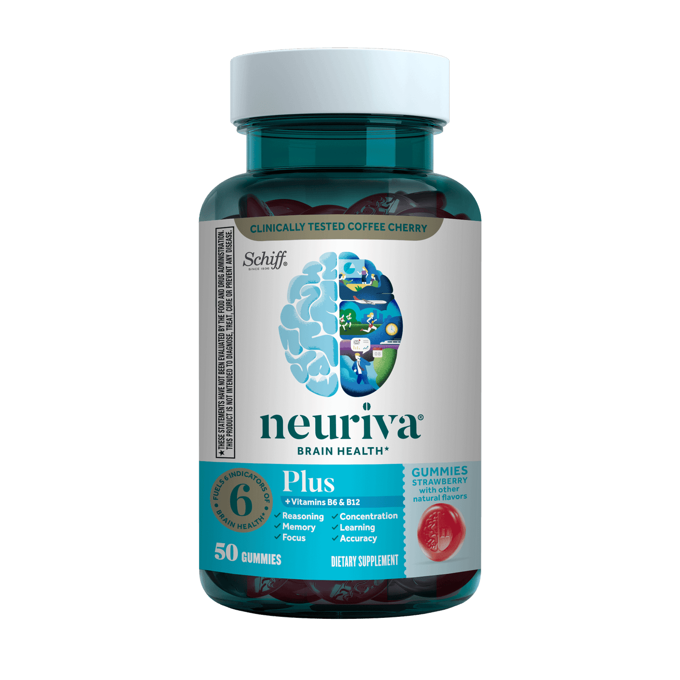 Neuriva Original Brain Performance Plus Gummies – Schiff Vitamins