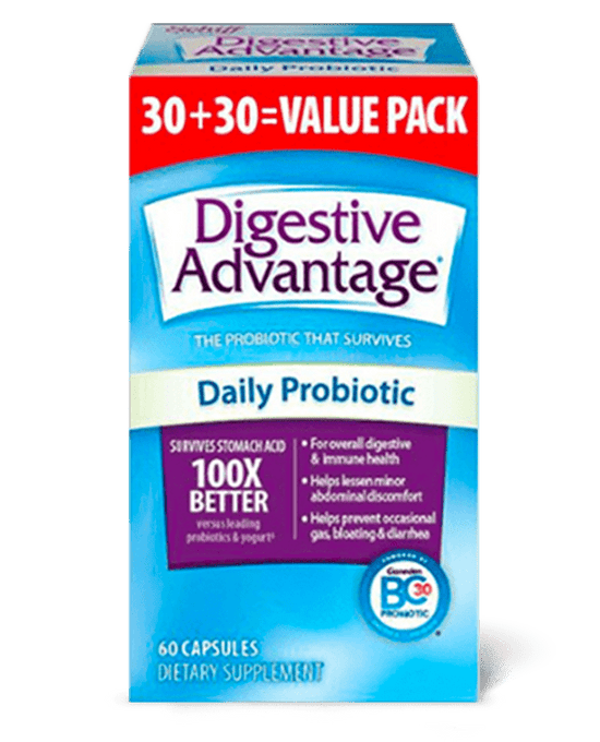 Digestive Advantage Daily Probiotics Supplement | Schiff Vitamins
